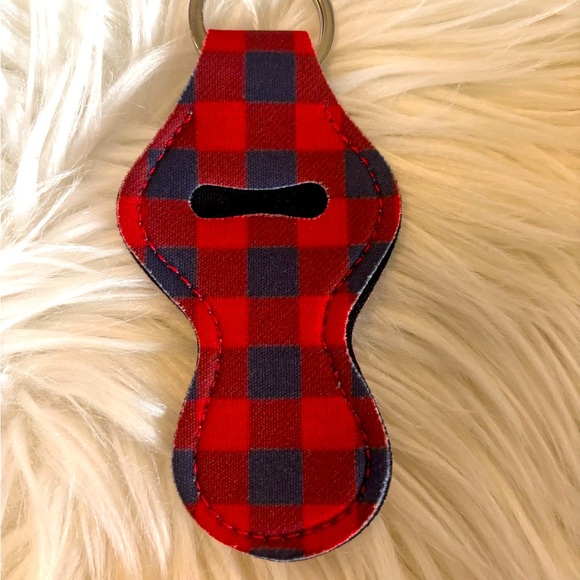 Accessories | Red And Black Plaid Keychain Holder Buffalo Style New ...